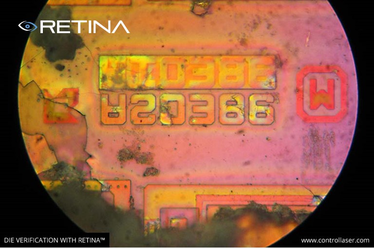 RETINA® - DIE number verification on silicon wafter - Control Laser ...