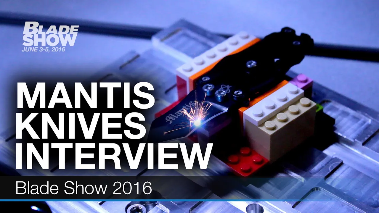Tactical ArmsMark® Blade Show 2016 Mantis Knives Interview - Control ...